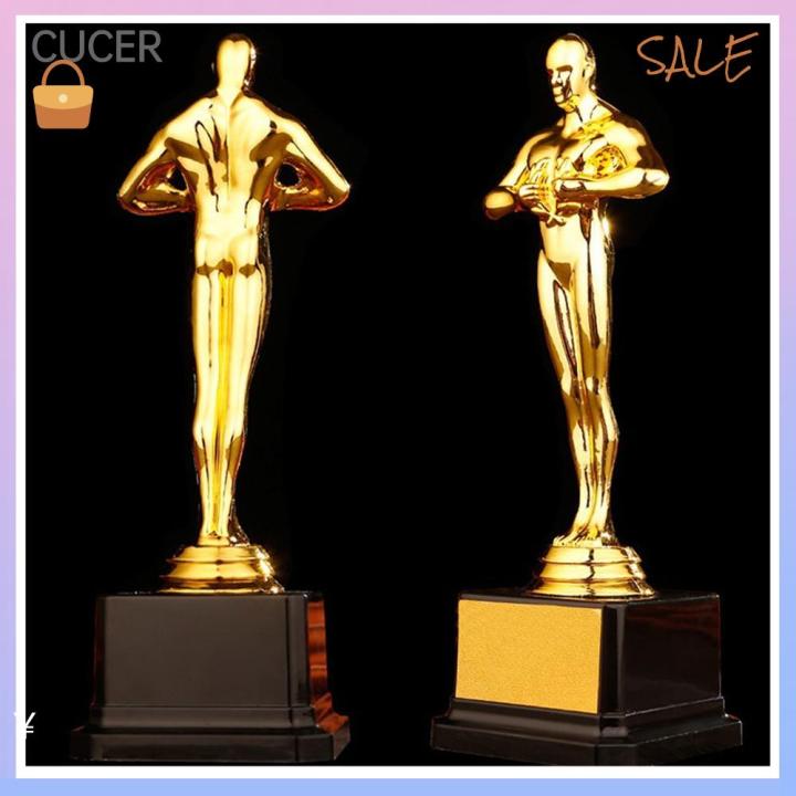 CBT 18cm 21cm 26cm Oscar Trophy Awards Gold-Plated Replica Little ...