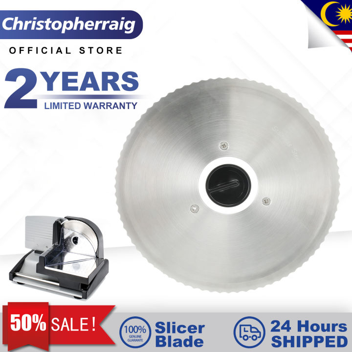 🔥🔥CHRIS Electric Meat Cutter Serrated Blade Beef Lamb Rolls Meat Slicer ...