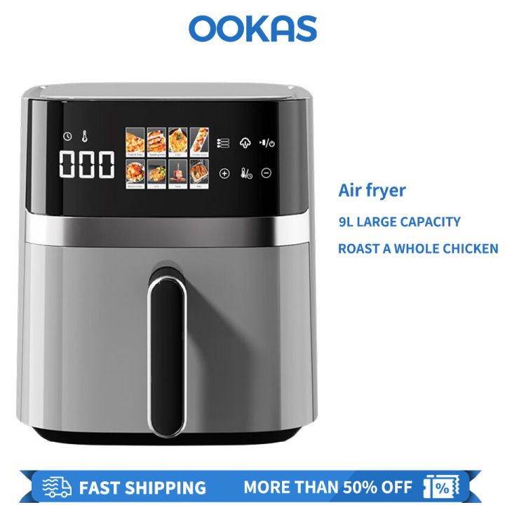 OOKAS air fryer A-0206 16L Non Stick Non-Stick Cooking Surface ...