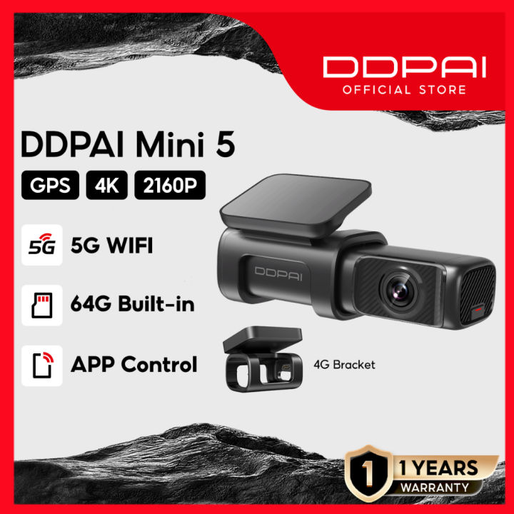 DDPAi Mini 5 Dashcam With 4G Box UHD Built-In 64GB 5G Wifi Parking ...