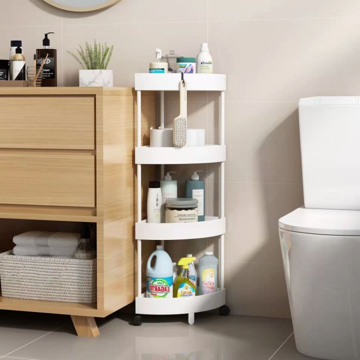 Bathroom multi-storey corner cabinet bathroom corner triangle shelf ...