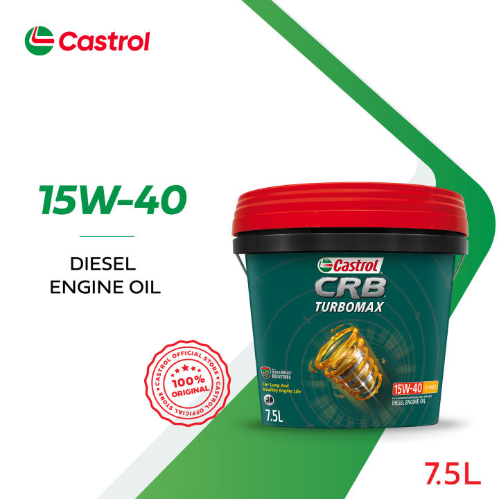 Castrol CRB TURBOMAX 15W-40 CI4/E7 Diesel Engine Oil (7.5L ) | Lazada