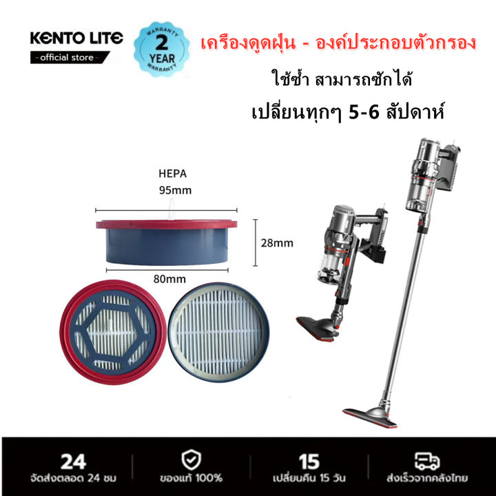 ⚡️พร้อมส่ง⚡️KENTO LITE Filter ตลับกรองเครื่องดูดฝุ่น 100% Filter ...