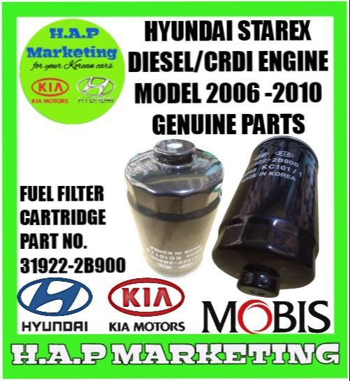FUEL FILTER FOR HYUNDAI STAREX CRDI ENGINE 2004-2008 MODEL (ORIGINAL ...