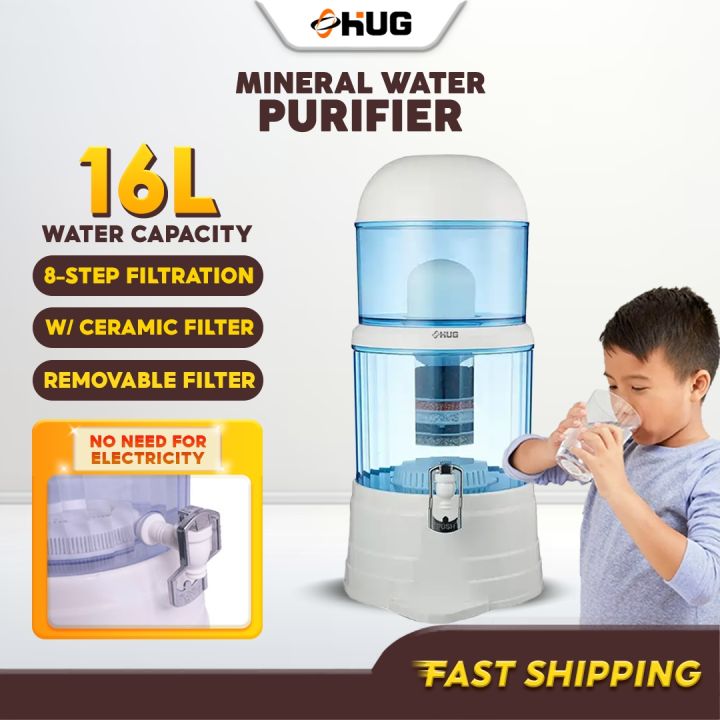HUG 16L 8 stages Mineral Water Purifier Filter - SM206 | Lazada PH
