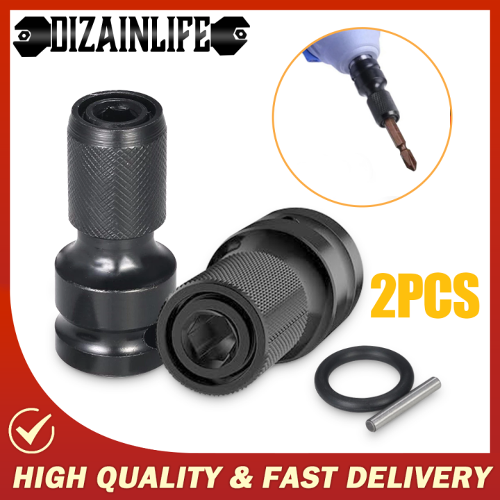 DIZAINLIFE Quick Release Socket Adapter Converter Chuck for Connecting ...