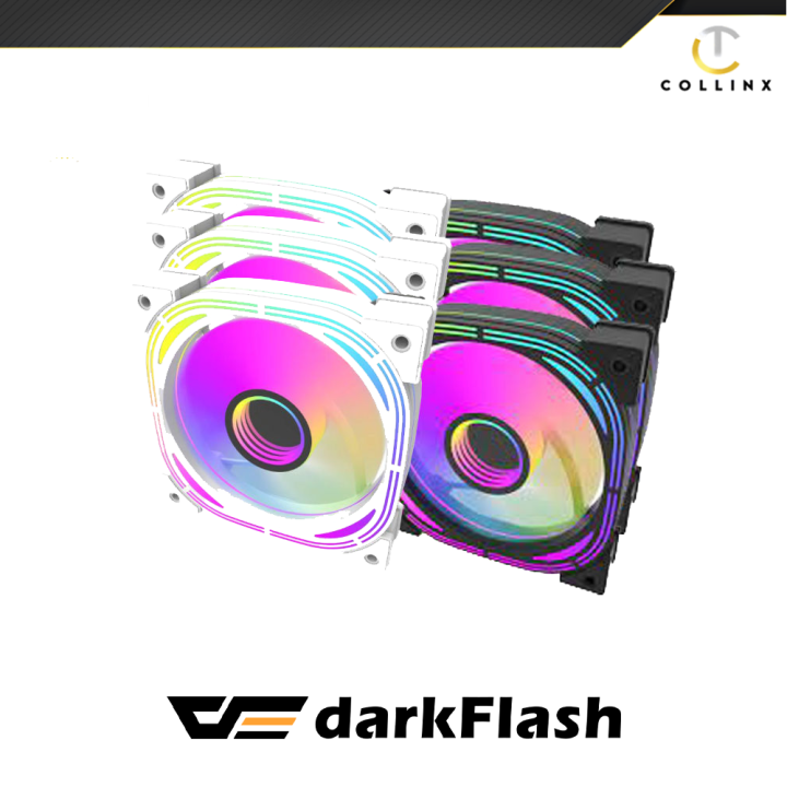 DarkFlash Infinity 24 RGB Case Fans | 800-1200 RPM Fan Speed | Multiple ...