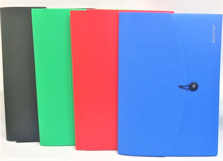 MAP DOKUMEN FILE PLASTIK 12 SEKAT FOLIO EXPANDING FILE KIPAS TALI TEBAL ...