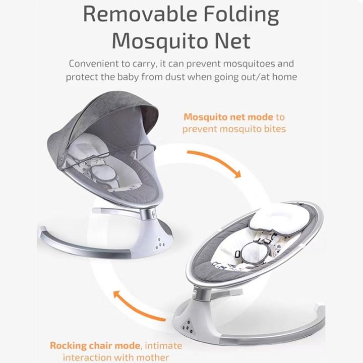 Baby Rocker Swing Chair Electric Net Music Rocking for NewBorn Baby ...