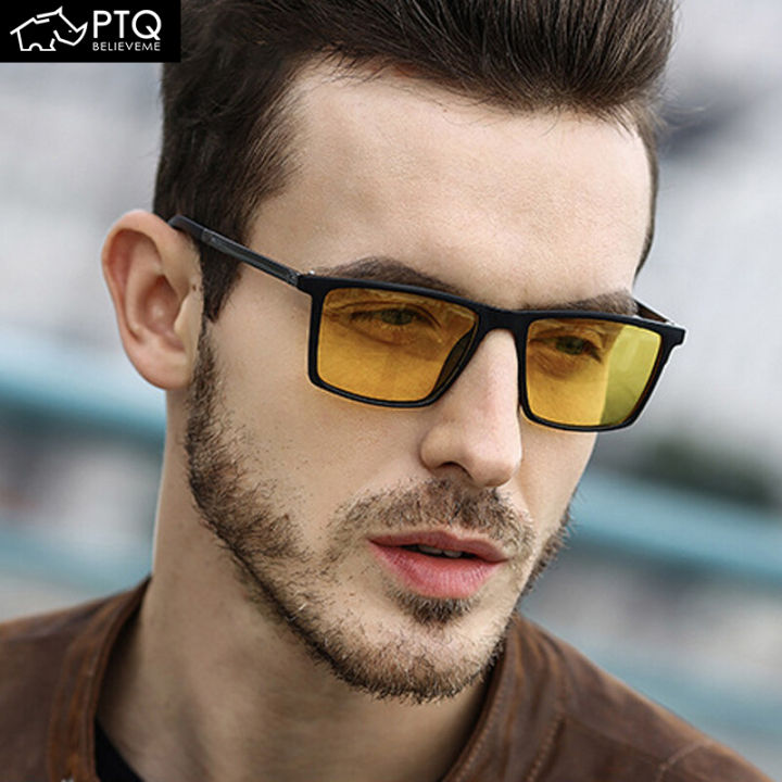 PTQ Polarized Sun Galasses For Men Night Vision UV400 Glasses Shades ...