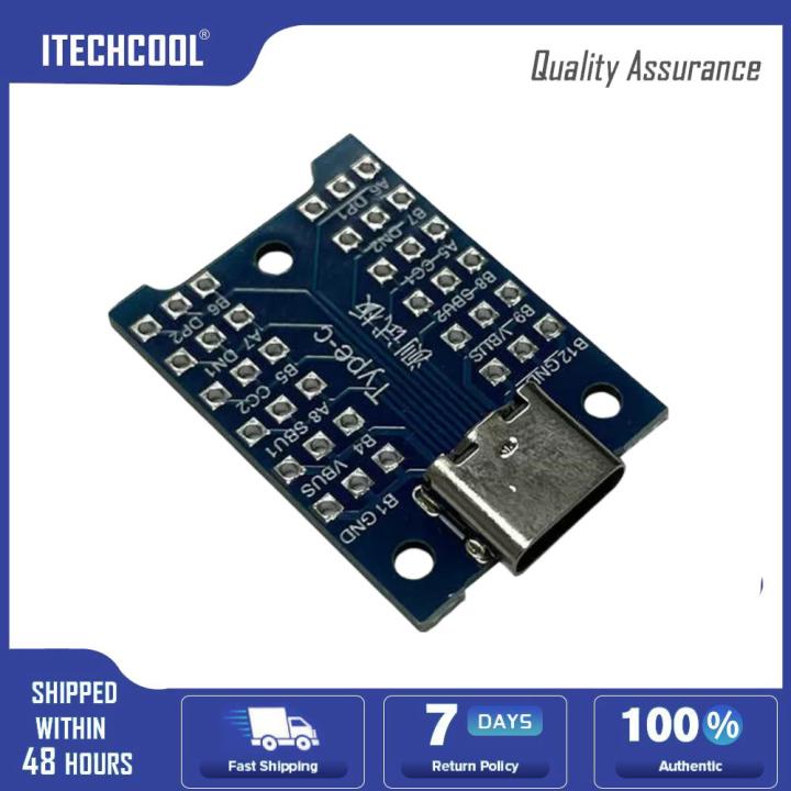 【NEW】 Type-C Breakout Board USB Interface USB Type-C Test Charging ...