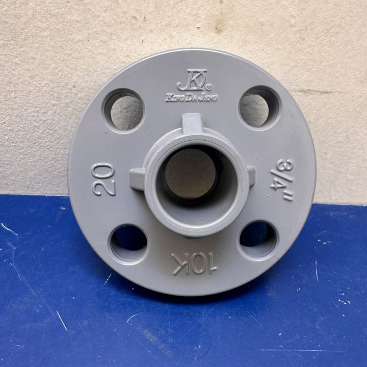 Flange PVC 3/4" Inch KDJ Taiwan Export Quality Tebal JIS 10K FLENG FLEN ...
