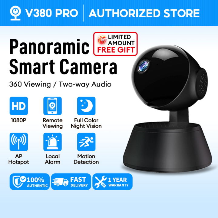 V380 Q6 PRO 1080P 3MP CCTV Camera Wifi Connect to Phone IP Camera 360 ...