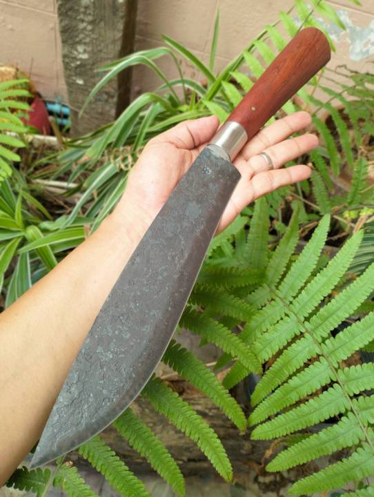 มีดเหน็บ อีเหน็บ (E-Nep) มีดมาเชเต้ มีดแคมป์ มีดเดินป่า ใบ 10.3” SUP9 ชุบแข็งบ่อเกลือ ผิวไฟ ด้าม ...