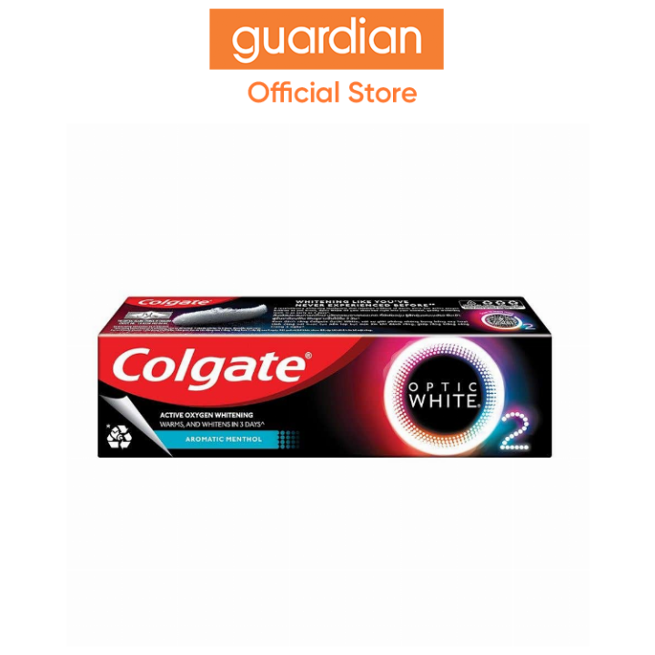 Colgate Optic White O2 Aromatic Menthol 20g | Lazada Singapore