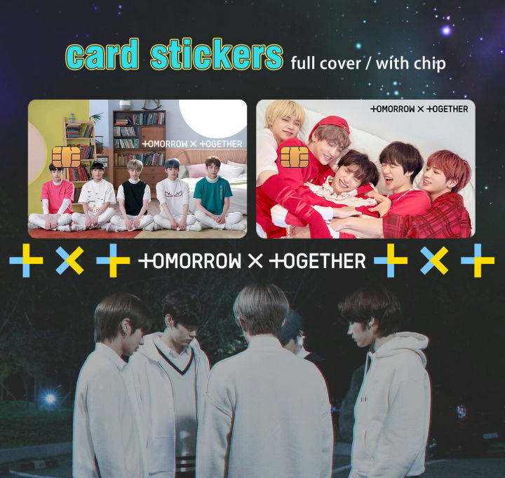 TXT CARD STICKER - YEONJUN SOOBIN BEOMGYU TAEHYUN HUENING KAI TNG STICKER - TXT MOA PHOTOCARD ...