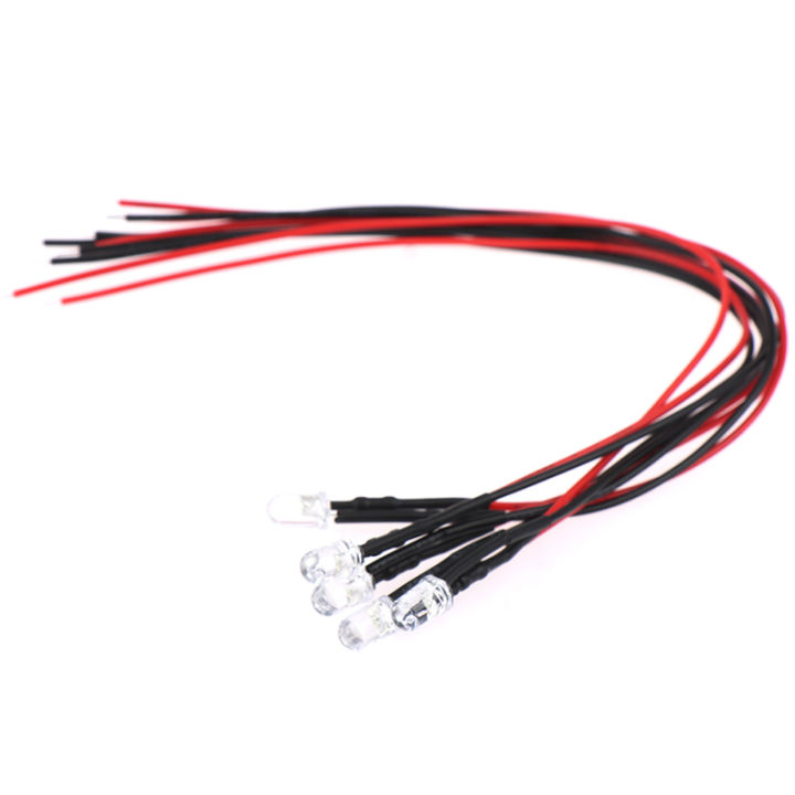 LEI 5pcs high brightness 12V 5mm small light bulb LED strip line 20cm ...