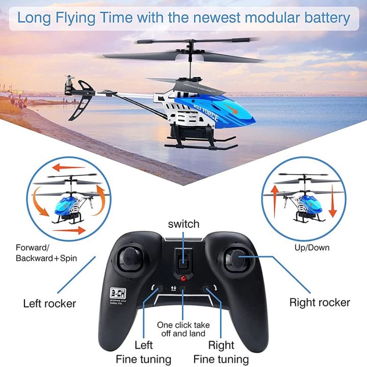 2.0 Chanel FAST 3D Flying Remote Control helicopter F830-2 | Lazada