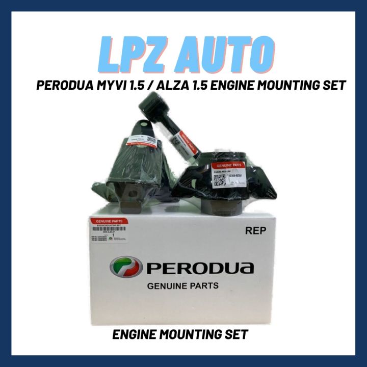 PERODUA MYVI 1.5 / ALZA 1.5 ENGINE MOUNTING SET AUTO (3PCS) ORIGINAL # ...