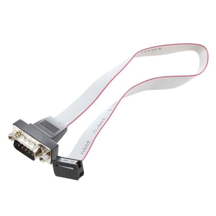 DB9 RS232 To 10 Pin Ribbon Cable Connector Adapter | Lazada.co.th