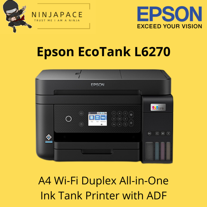 Epson EcoTank A4 Wi-Fi Duplex All-In-One เครื่องพิมพ์ถังหมึกพร้อม ADF ...