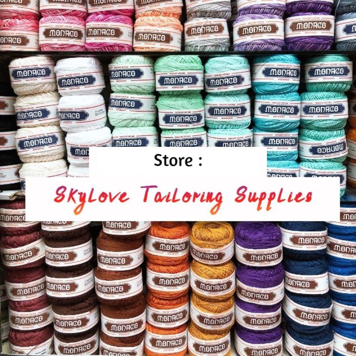 1 BOX - 12 pieces suggested/own colors Monaco Mercerized Cotton | 3ply ...