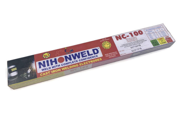 Nihonweld NC-100 Cast Iron Welding Rod Electrode 3.2mm or 1/8 (1kg ...