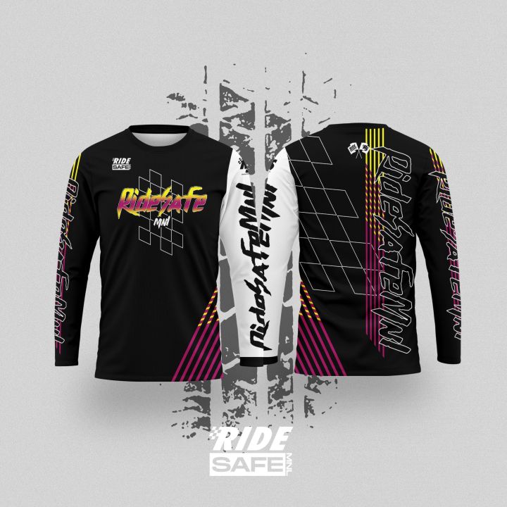 RSMNL 006 | RIDE SAFE MNL RIDING JERSEY | LONGSLEEVES | FULL SUBLIMATION | Lazada PH