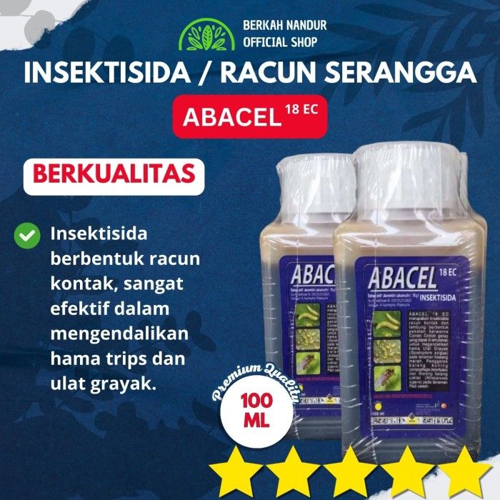 Insektisida ABACELL 100 ml Racun Hama Tanaman Racun Ulat Racun Serangga ...