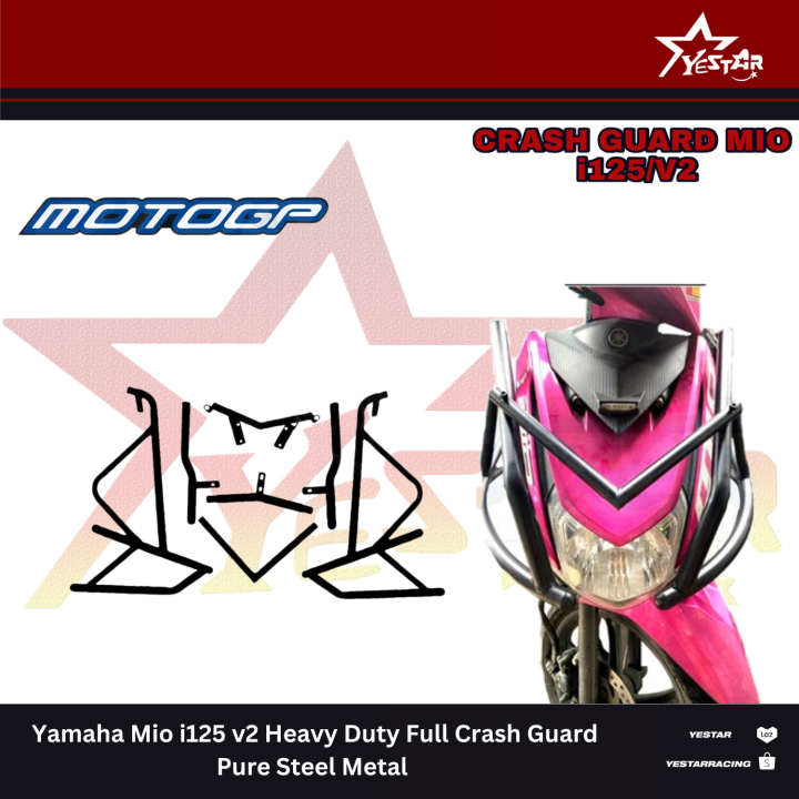 1 set Crash Guard For Yamaha Mio i 125 V2 Crash Guard Thick and Pure ...