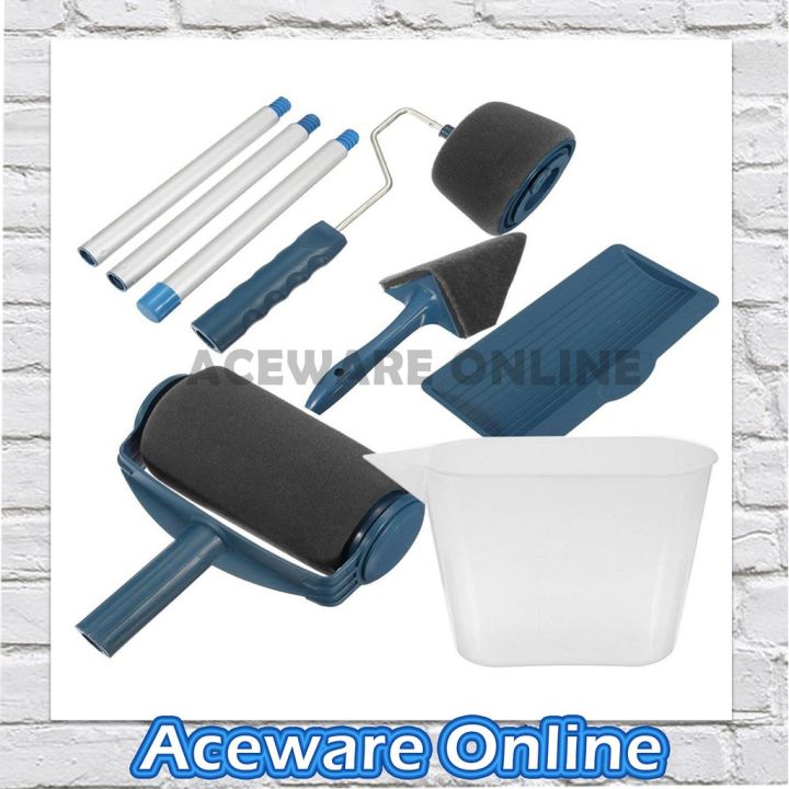 Smart Paint Roller Brush Set Diy Wall Paint Brush Roller Kit Alat ...