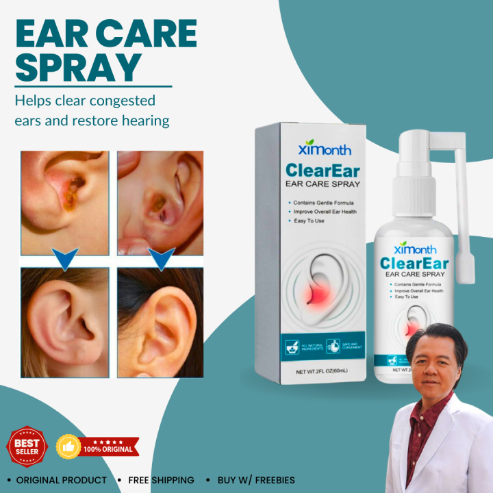 Original Ear Care Spray Fast Relief cure for earwax removal, Itchy Ears ...
