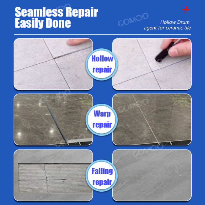 【COD】1400ml Floor tile adhesive repair glue tile hollow repair agent ...