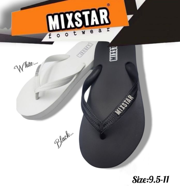 รองเท้าแตะ รองเท้าMIXSTARดำล้วน พื้นนิ่มใส่สบาย มีบริการเก็บปลายทางน่ะ ...