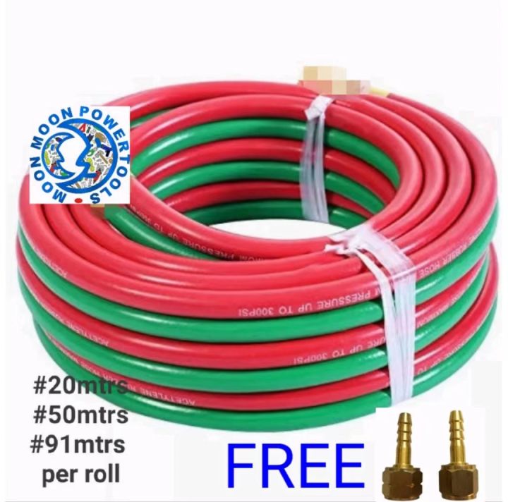 Twin Hose with FREE Fittings 1/4 sold per 10MTRS OR 20MTRS. | Lazada PH