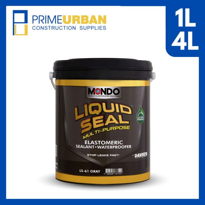 MONDO LIQUID SEAL Elastomeric Sealant and Waterproofer in-1 | Lazada PH