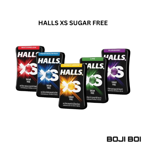 Halls XS Sugar Free Candy 15g Watermelon Lime Mentho-Lypthus Assorted ...