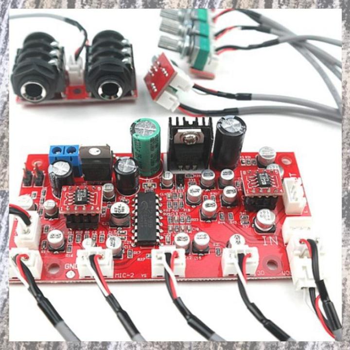 DC 12V 24V PT2399 Digital Microphone Audio Amplifier Board Karaoke ...