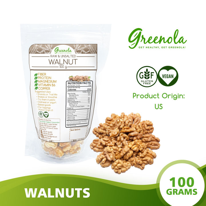 Greenola Raw walnuts 100g | Lazada PH