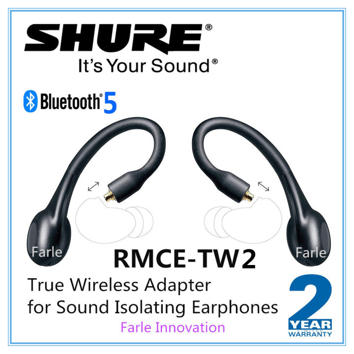 Shure True Wireless Adapter (Gen 2) for Sound Isolating Earphones ...