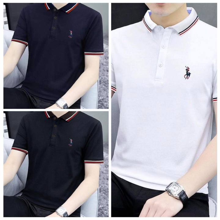 Fashion korean polo shirt for men | Lazada PH
