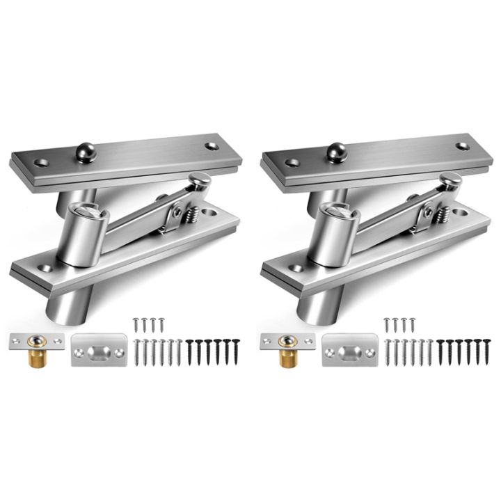 GO Auto-2X Door Pivot Hinges Heavy Duty Hinges for Max 200 Lb Wood ...