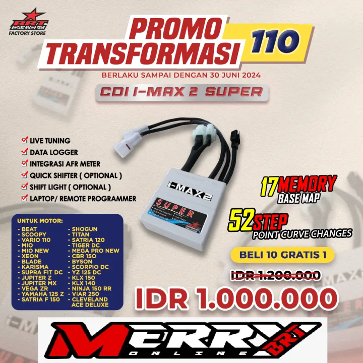 CDI BRT I-Max Imax I Max 2 Super HONDA BLADE / KARISMA / SUPRA FIT DC ...