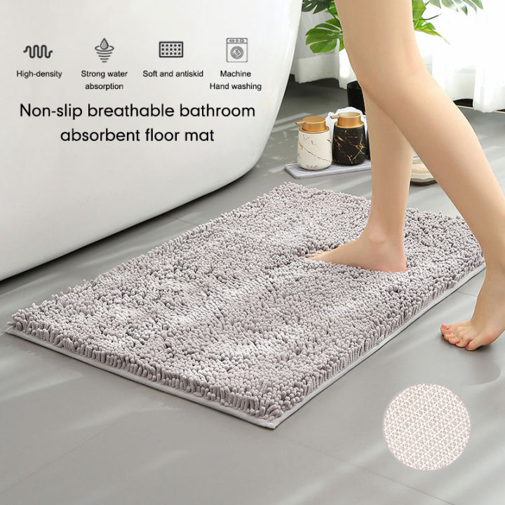 Microfiber Absorbent floor mat door mat bathroom non-slip absorbent ...