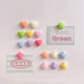 8/16PCS Cute Macaron Color Heart Star Fridge Magnets Resin Magnetic ...