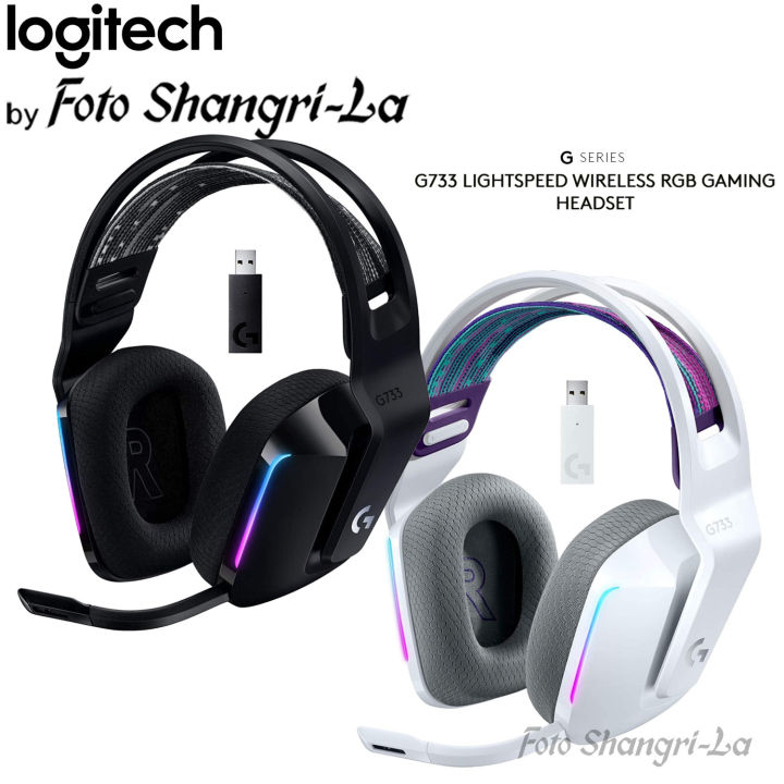 Logitech G733 LIGHTSPEED Wireless & Lightweight RGB Gaming Headset with ...