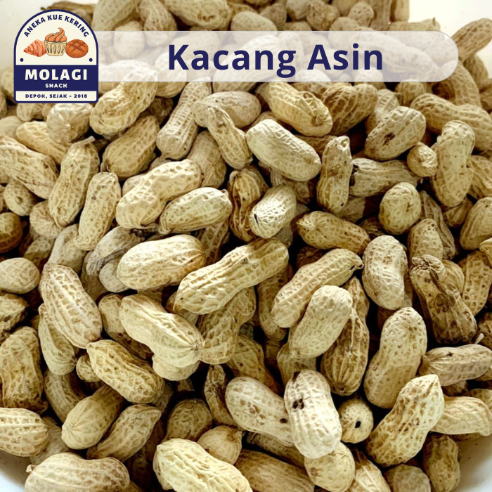 Kacang Kulit Oven Asin Gurih / Kacang Tanah Kulit 250 Gram - Molagi ...
