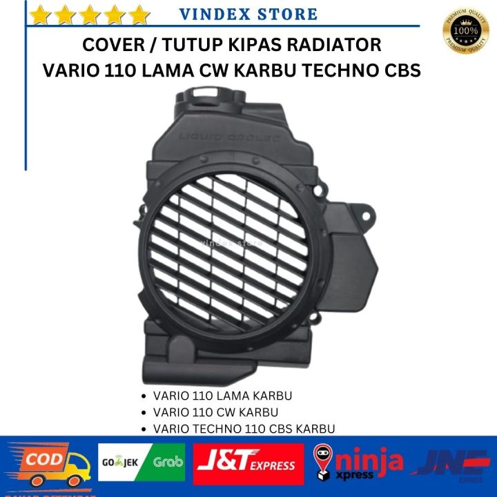 COVER TUTUP KIPAS FAN RADIATOR VARIO 110 LAMA CW KARBU TECHNO CBS ...
