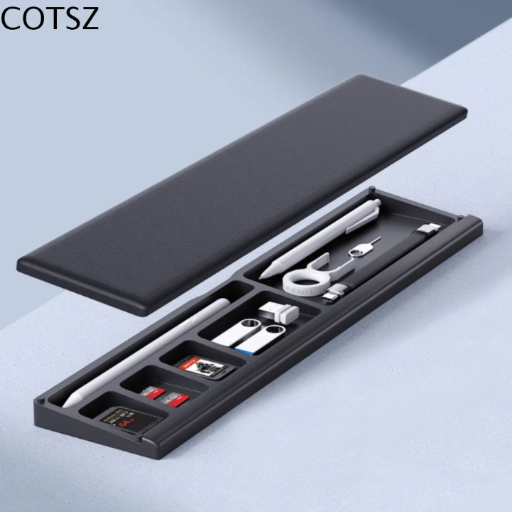 COTSZ with Storage Box Keyboard Wrist Rest Soft Foam Double-layer ...