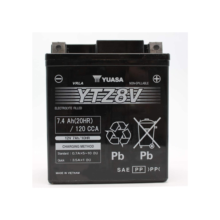 YUASA MOTORCYCLE BATTERY YTZ8V MADE IN VIETNAM | Lazada PH